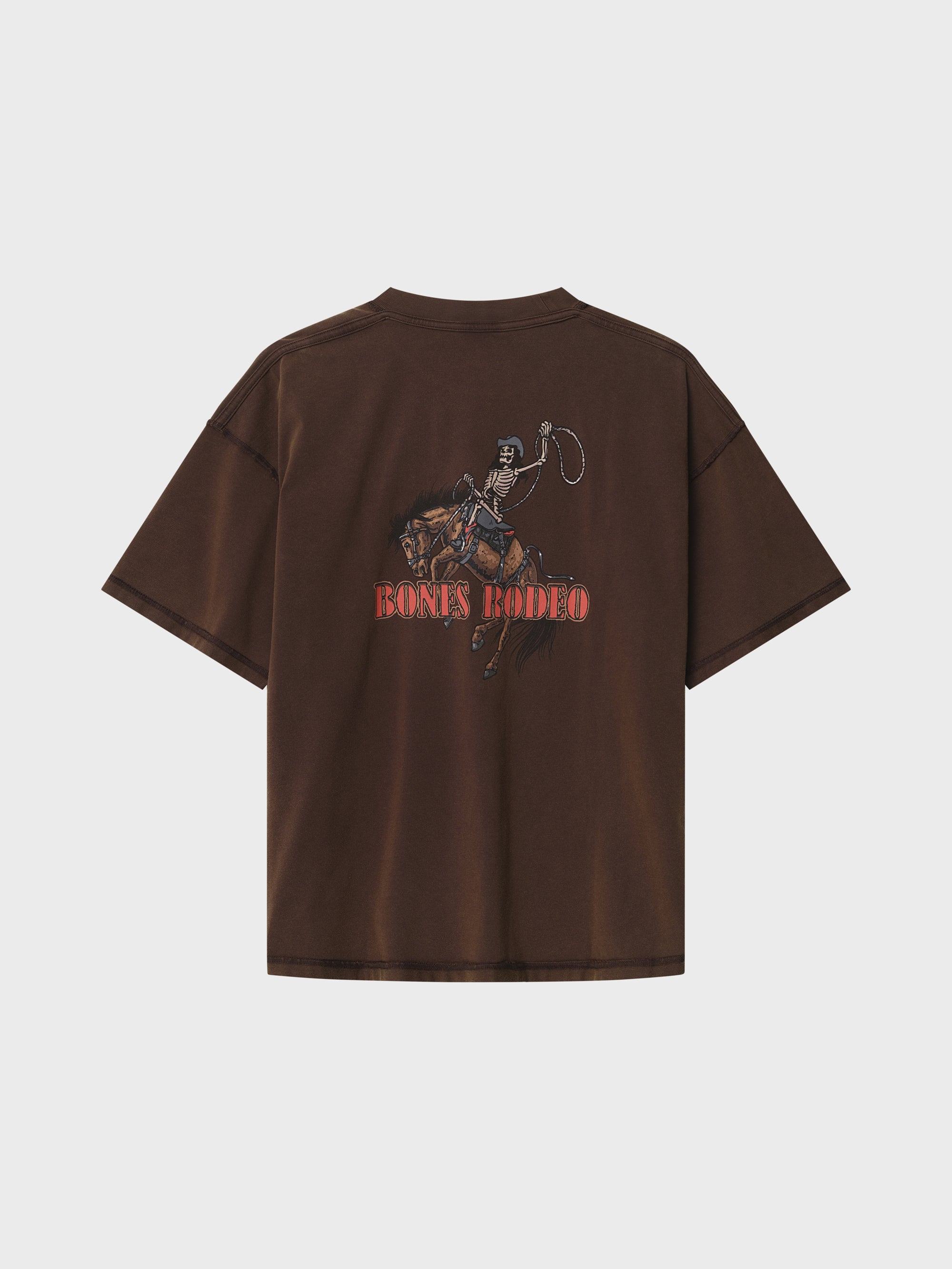 Bones Rodeo Boxy Tee - Brown | Billy Bones Club