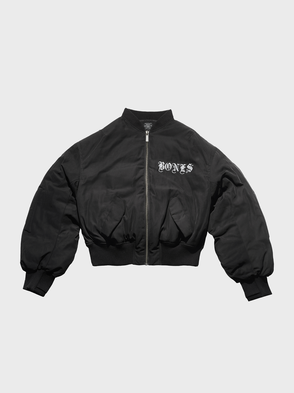 Skeleton Bomber Jacket - Black | Billy Bones Club
