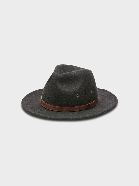 Shadow Grey Fedora – Billy Bones Club